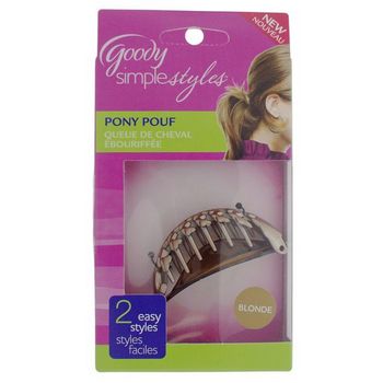 Hair & Beauty Products - 126513-Goody-Simple-Styles-Pony-Pouf-Bl